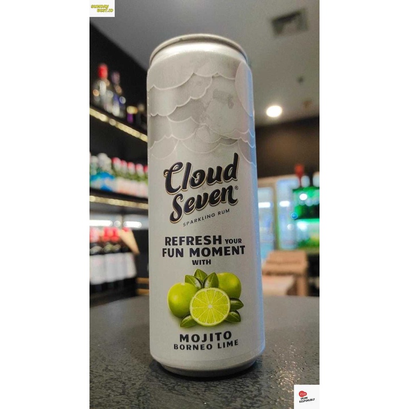 Jual Cloud Seven Mojito Sparkling Rum 350ml | Shopee Indonesia