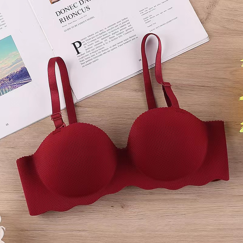 Jual Summer bra push up light and small chest gathered comfort simple ...