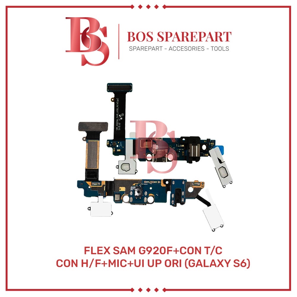 Jual FLEXIBEL SAMSUNG G920F + CONNECTOR CHARGER + CONNECTOR HANDSFREE ...