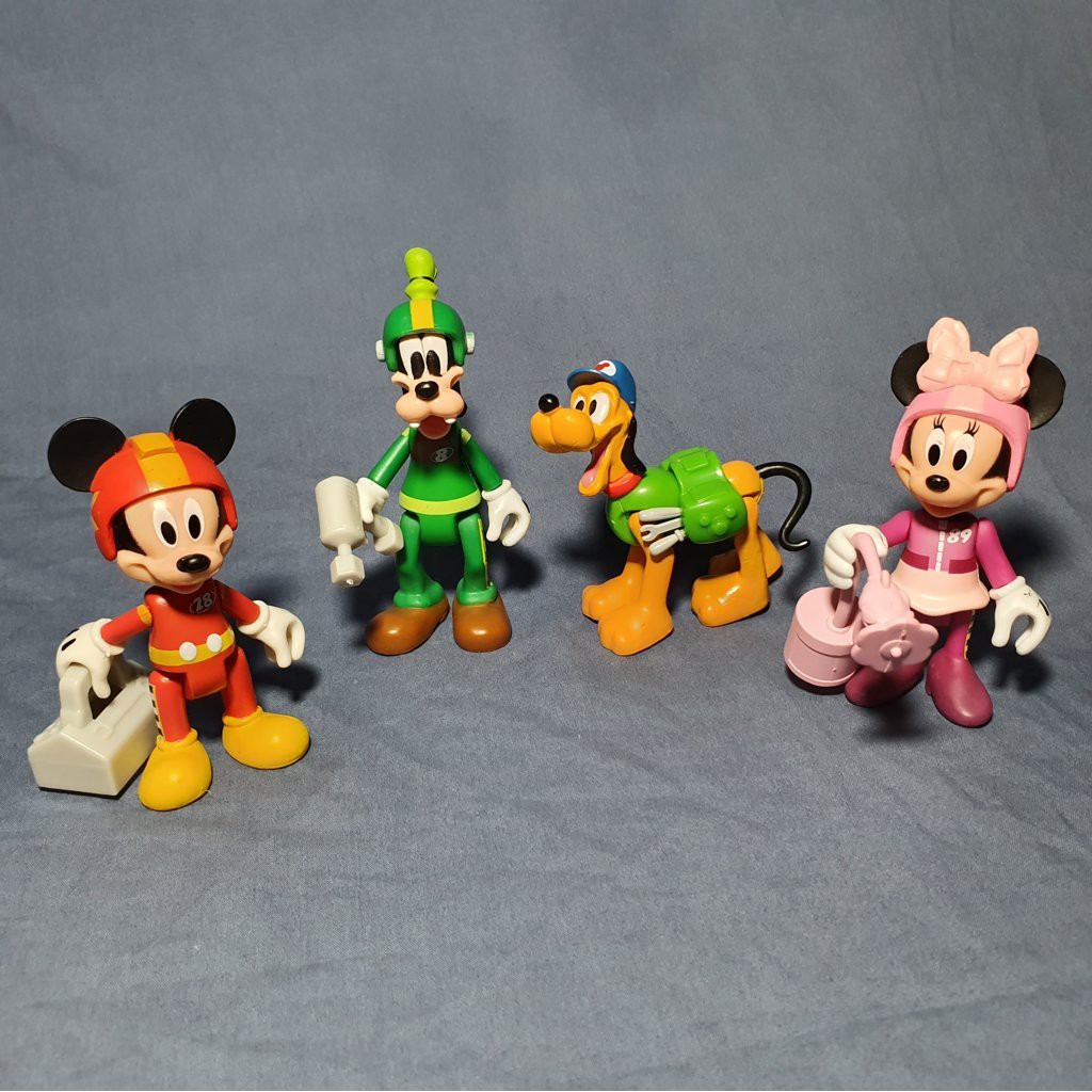 Jual Figure Donald Bebek Mickey Mouse Goofy paket 7 karakter Mainan ...