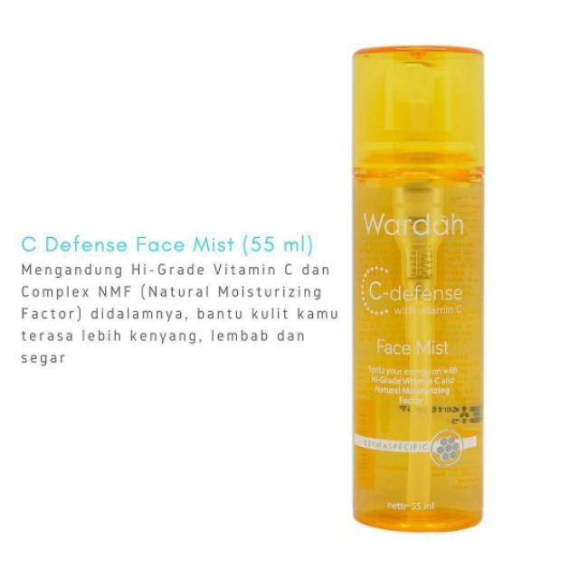Jual WARDAH FACE MIST - C DEFENCE | Shopee Indonesia
