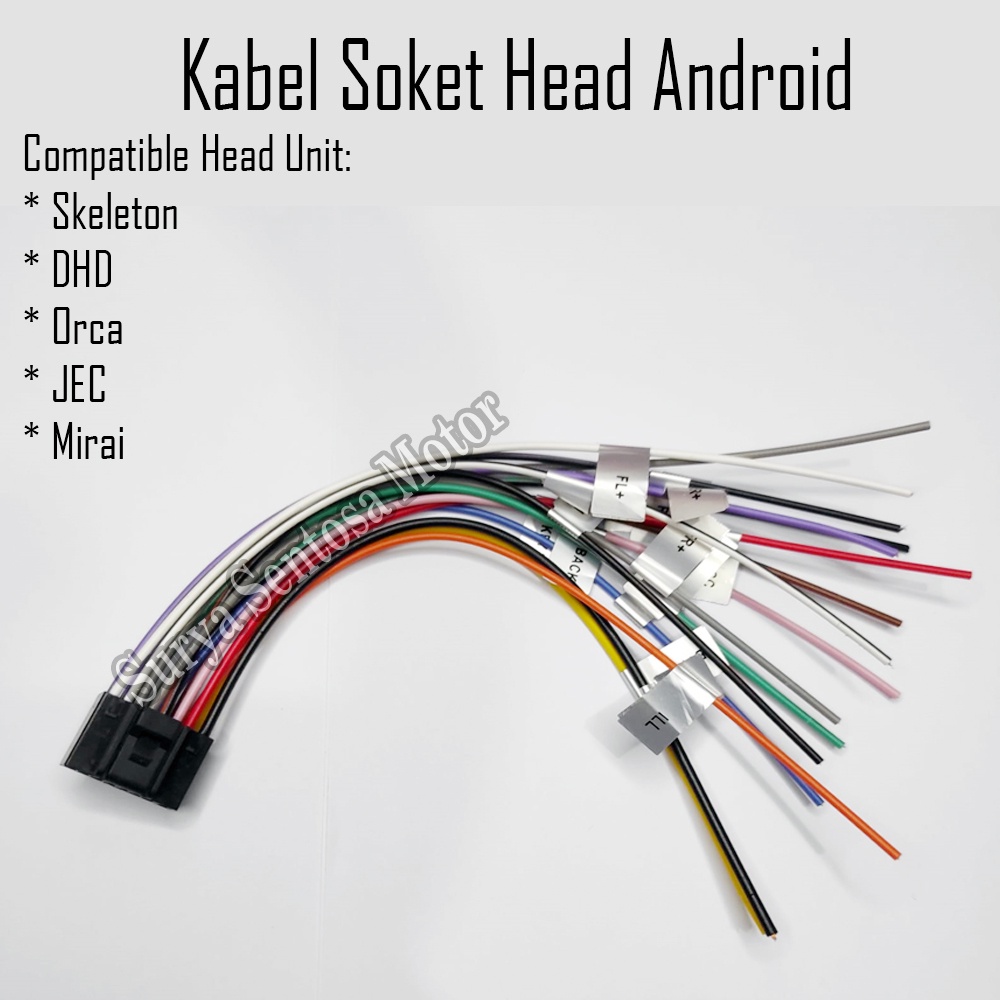 Jual Kabel Soket Head Unit Android Universal Terbaik | Shopee Indonesia