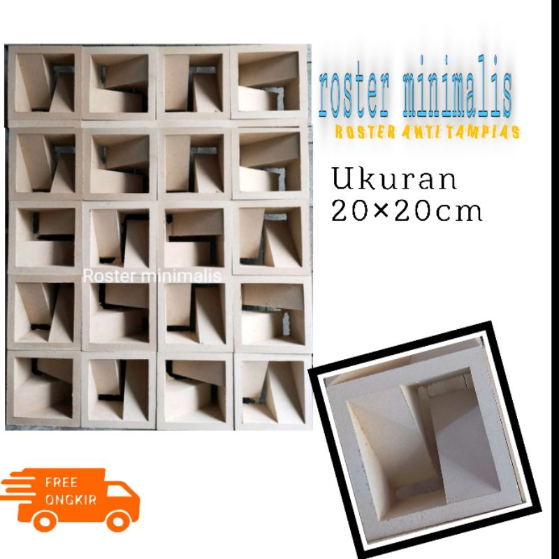 Jual roster minimalis/roster beton/roster unik/roster Anti tampias ...