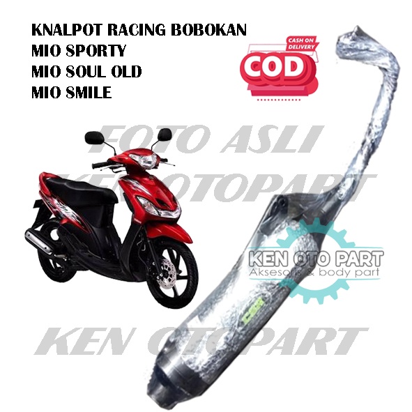 Jual KNALPOT RACING BOBOKAN MIO SPORTY / MIO SOUL OLD / MIO SMILE ...