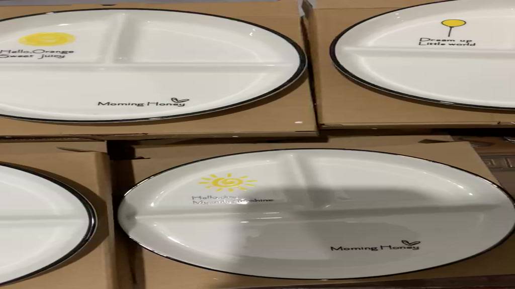 Jual Piring Diet Keramik Estetik / Aesthetic Plate for Diet / Divided ...