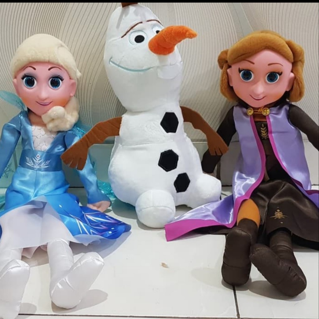 Jual boneka 1set frozen (elsa, anna dan olaf) | Shopee Indonesia