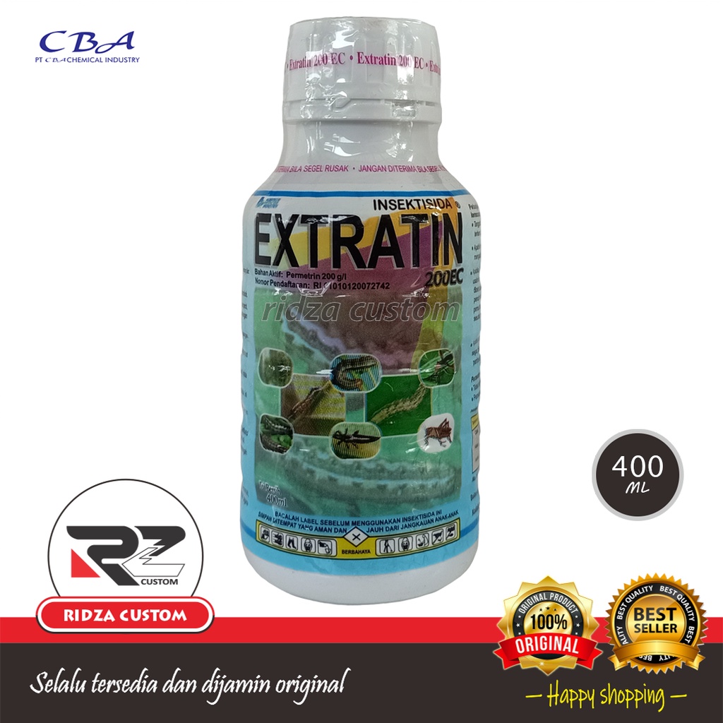 Jual Extratin 200 EC 400 ml Insektisida Ulat Grayak dan Penghisap Buah ...