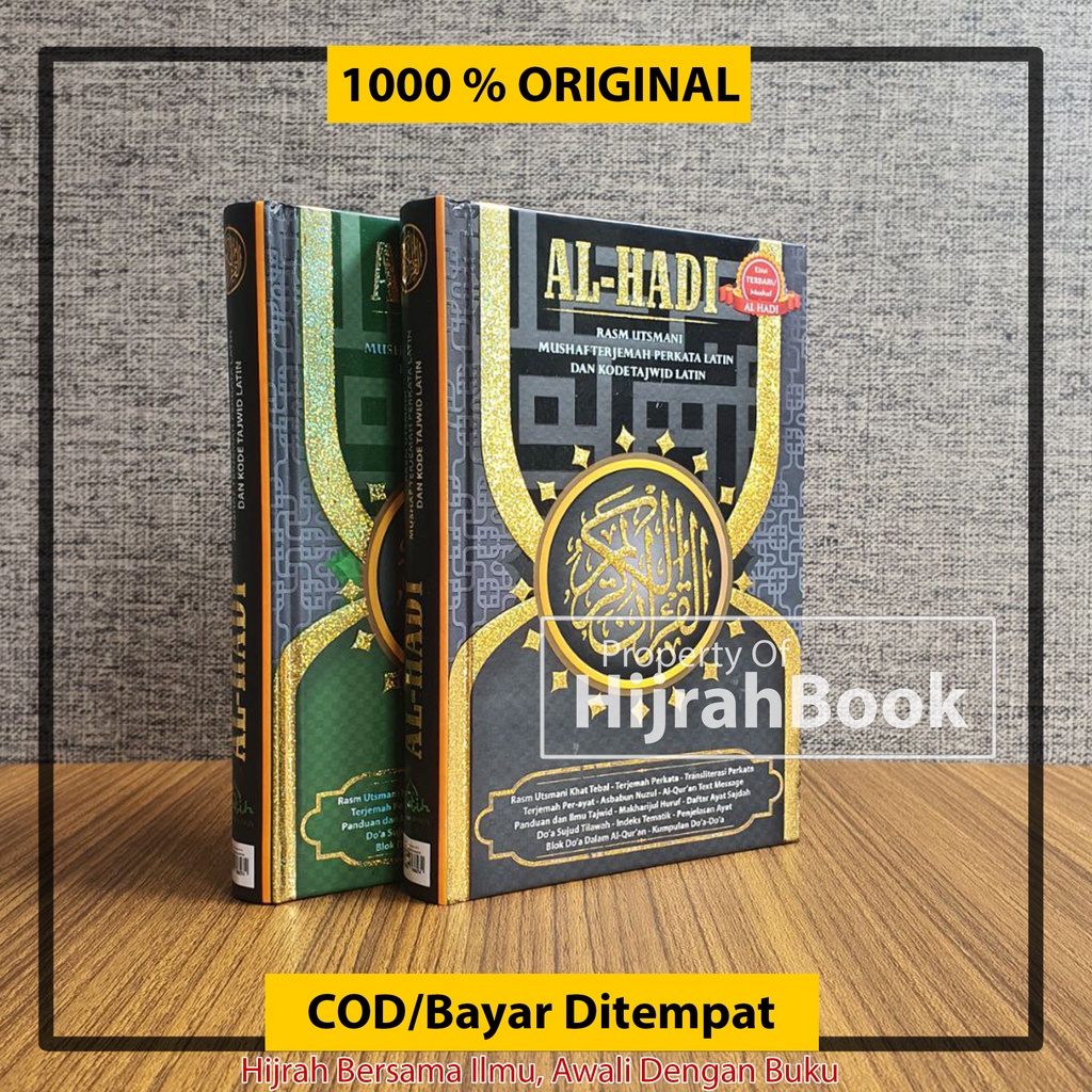 Jual COD Al-QURAN AL-HADI B6 Mushaf Terjemah Perkata Latin dan Kode ...