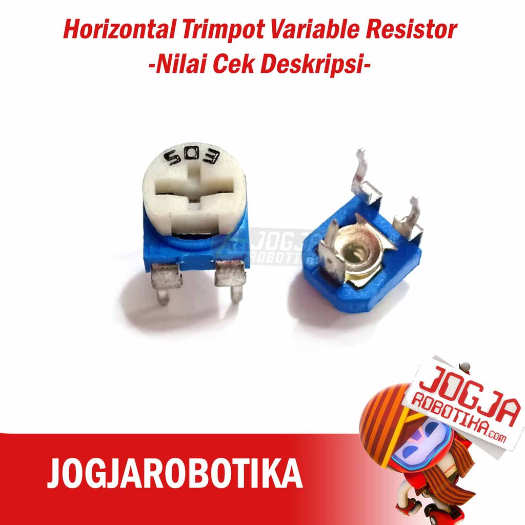Jual Horizontal Trimpot Variable Resistor (Nilai Resistor Cek Deskripsi ...