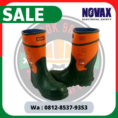 Jual Novax Sepatu Boots Anti Listrik 20 Kv Safety Shoes Original Alikaputrianishop | Shopee ...