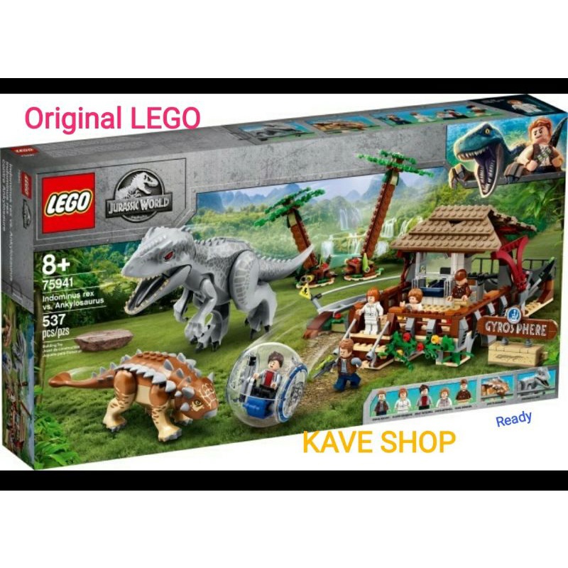 Jual LEGO 75941 Jurassic World : Indominus rex vs Ankylosaurus | Shopee ...