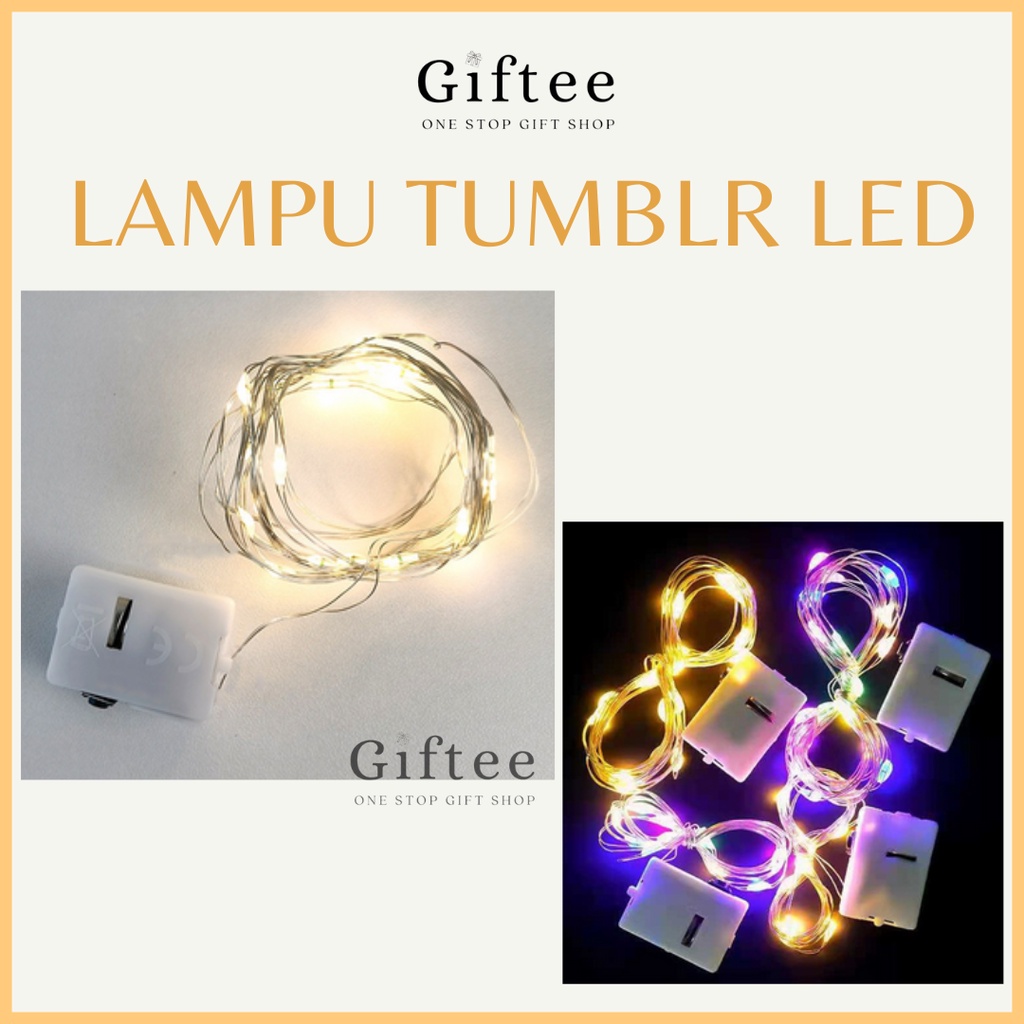 Jual LAMPU KAWAT LED LAMPU HIAS MINI LAMPU TUMBLR LAMPU DEKORASI ...