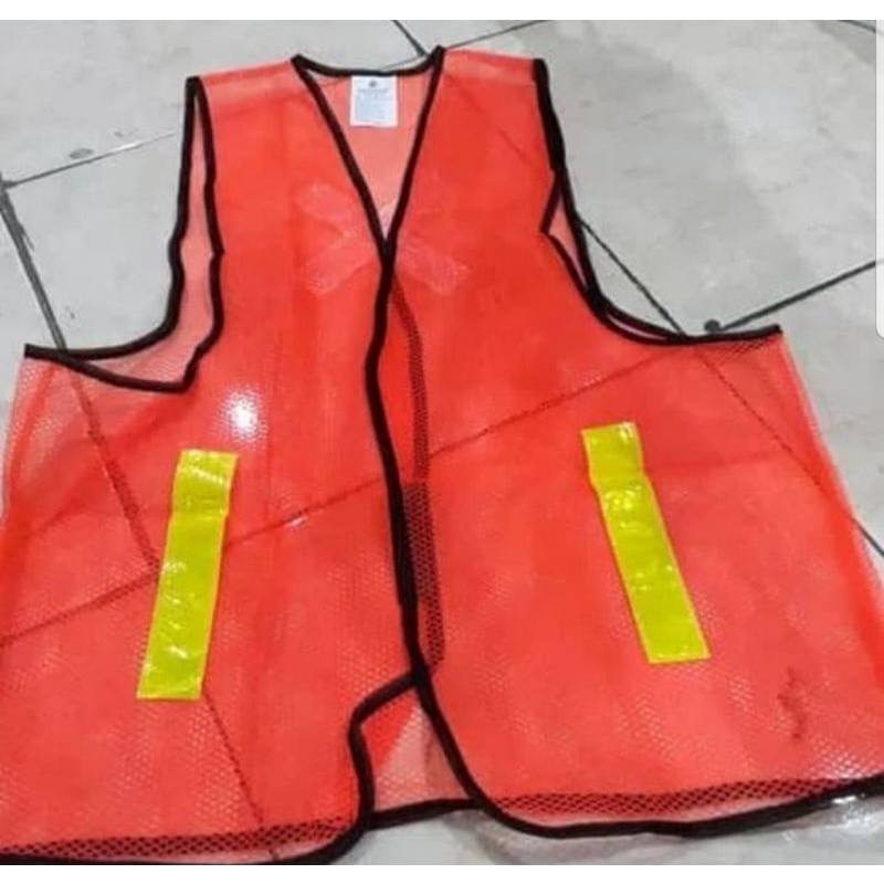 Jual Rompi Proyek|Rompi Jaring Safety|Rompi jaring safety orange ...