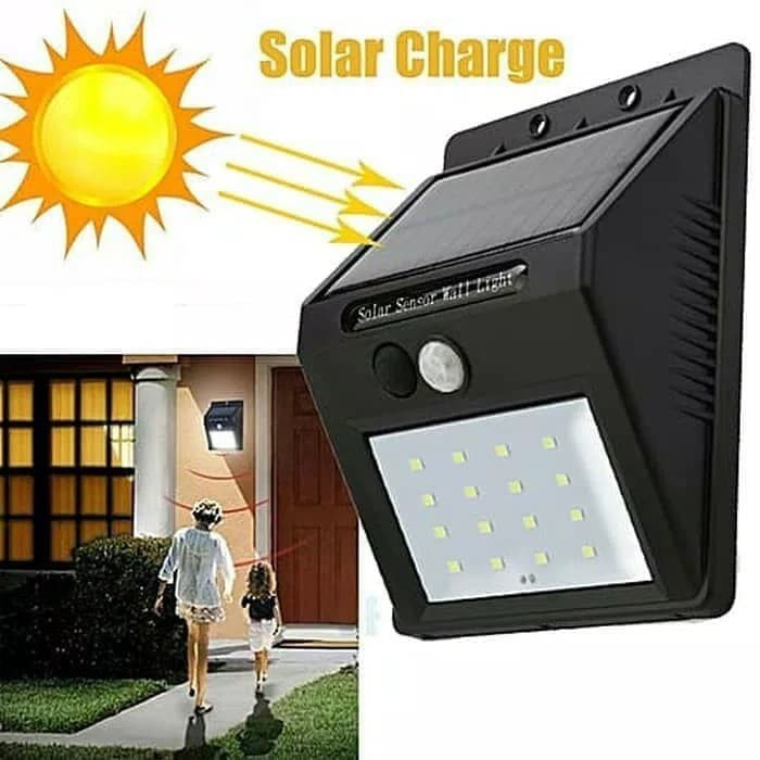 Jual Lampu Sensor Solar Tenaga Matahari Surya Outdoor/Lampu Taman ...