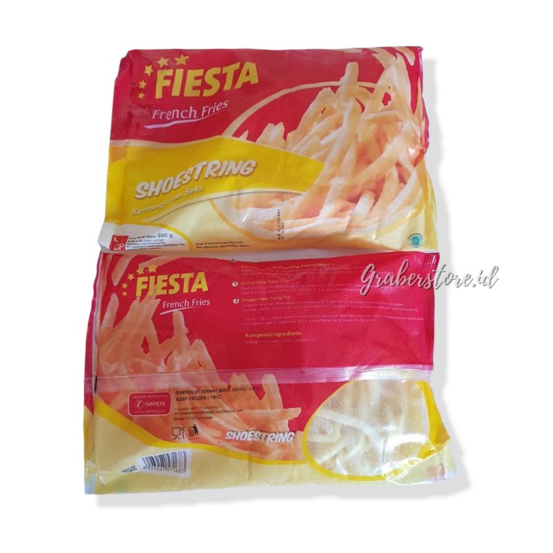 Jual Kentang Fiesta Shoestring 500gr Kentang Goreng / french fries ...