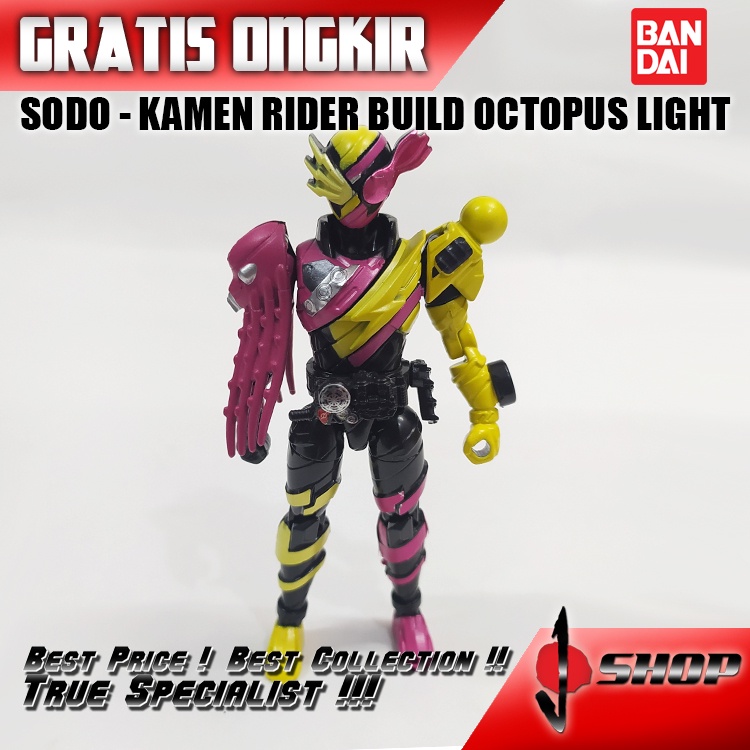 Jual BANDAI FIGURE SODO - KAMEN RIDER BUILD OCTOPUS LIGHT | Shopee ...