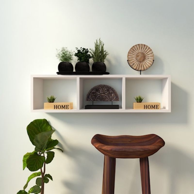 Jual Rak Dinding Minimalis aesthetic Gantung Tempel Tembok | Shopee ...