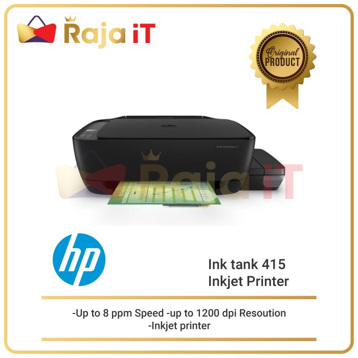 Jual HP Printer Ink Tank 415 AIO Print Scan Copy Wireless | Shopee ...