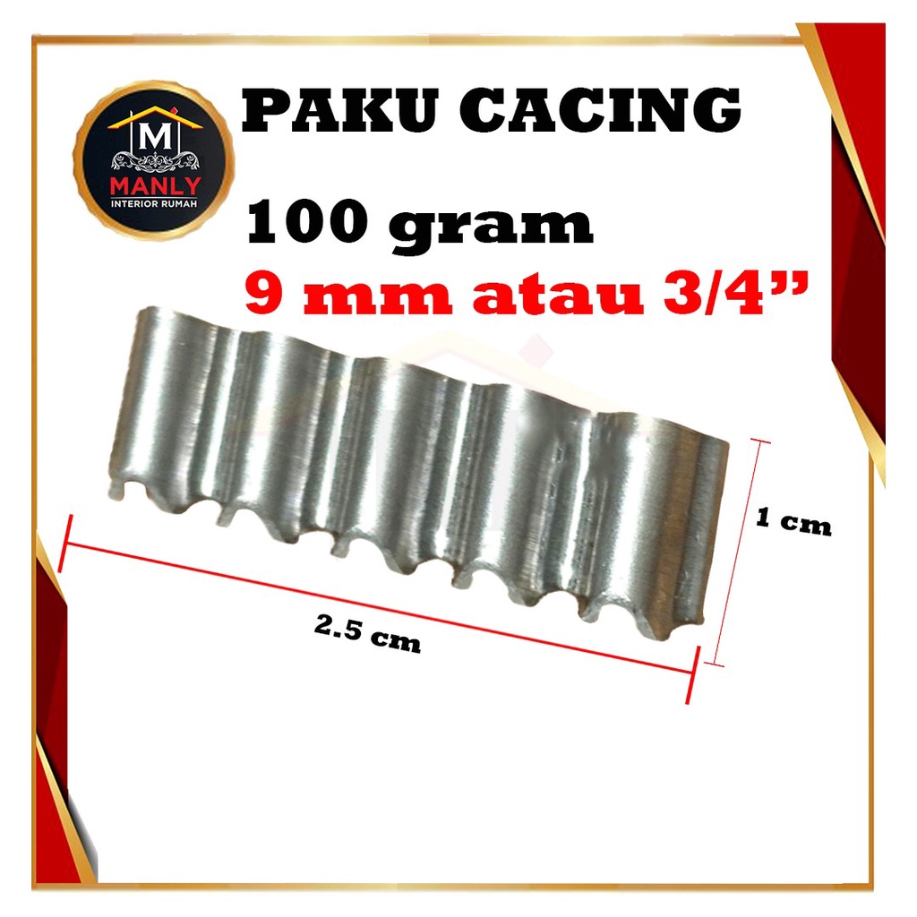 Jual PAKU CACING / Paku Penyambung Triplek Kayu Nail (ISI 100 GRAM ...
