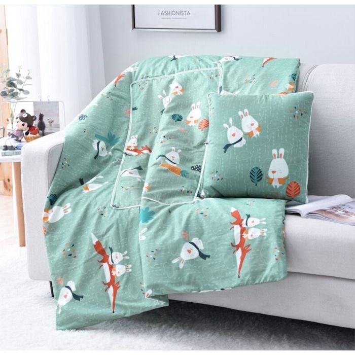 Jual Bantal Lipat Jadi Selimut/ Selimut Lipat /Bantal Portable 2in1 ...