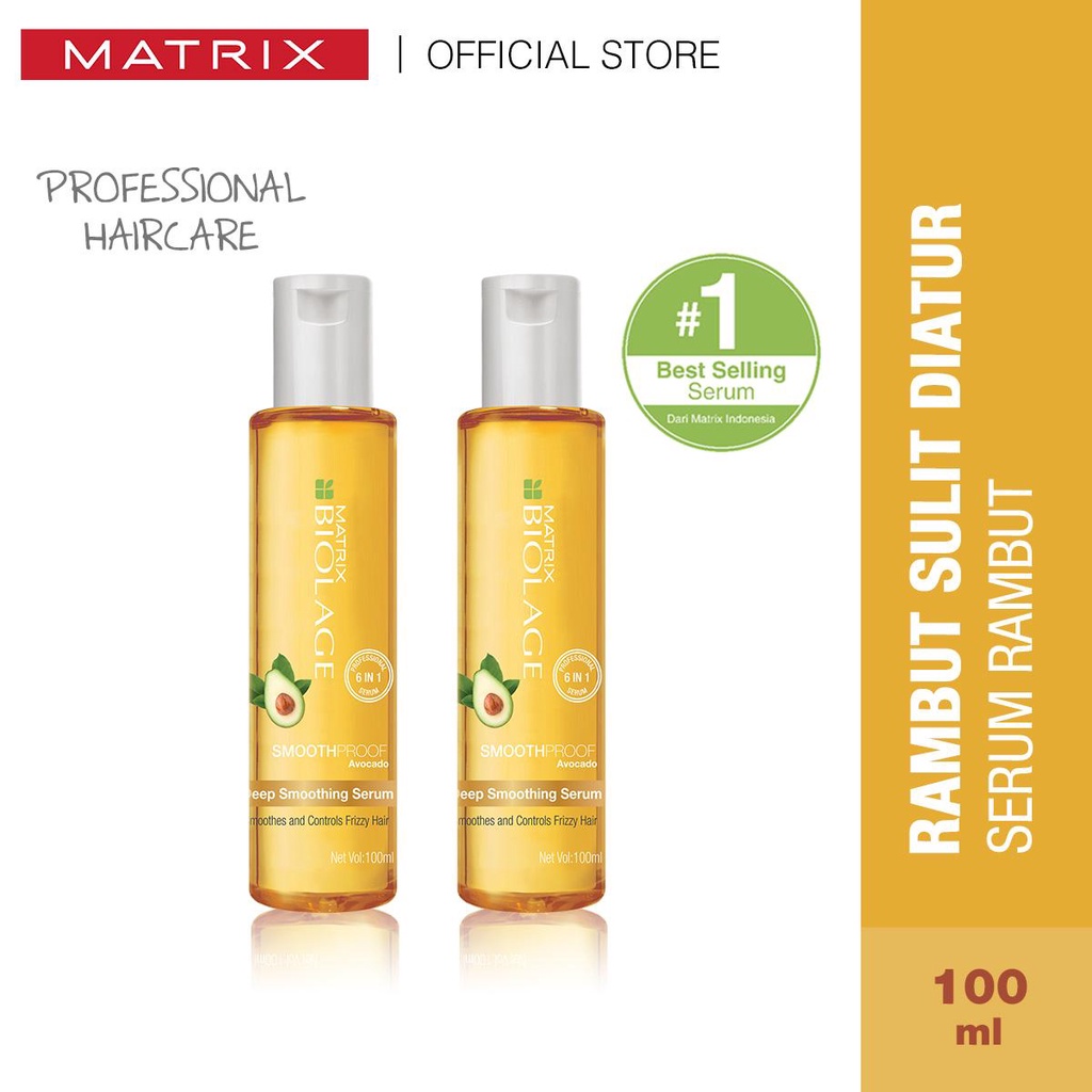 Jual Matrix Biolage Deep Smoothing Serum Limited Edition 2 x 100 ml ...