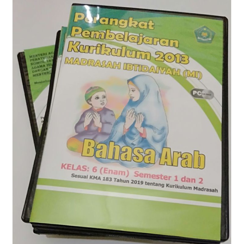 Jual CD RPP MI Bahasa Arab Kelas 6 Sesuai KMA 183 2019 RPP 1 LEMBAR DARING LURING Untuk semester ...