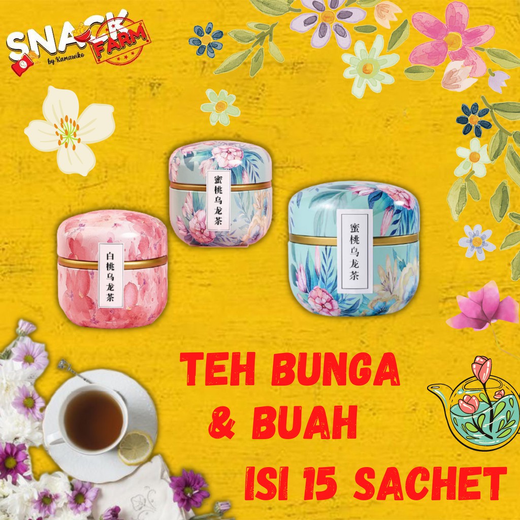 Jual Flower Tea-Teh Bunga Tisane Tea 花茶 / Fruit Tea-Teh Buah Persik 蜜桃 ...