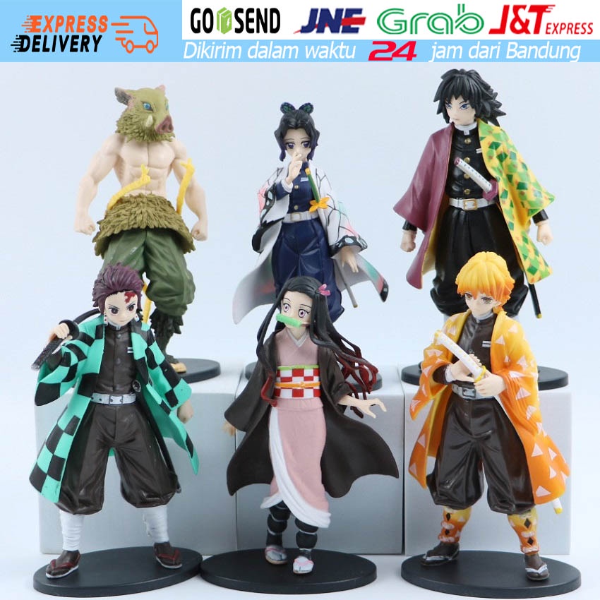 Jual 16CM 6PCS Action Figure KIMETSU NO YAIBA - Miniatur Pajangan ...