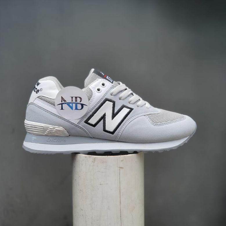 Jual New Balance 574 Encap Abu Putih Terlaris (ART. Z003) | Shopee ...