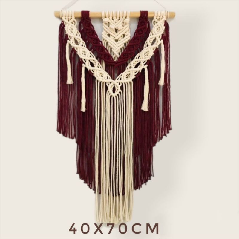 Jual Dekorasi Dinding Macrame / Walldeco Macrame / Hanging Macrame ...
