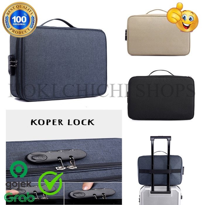 Jual Tas Travel Organizer / Koper Mini Tambahan + TSA Lock PREMIUM CC ...