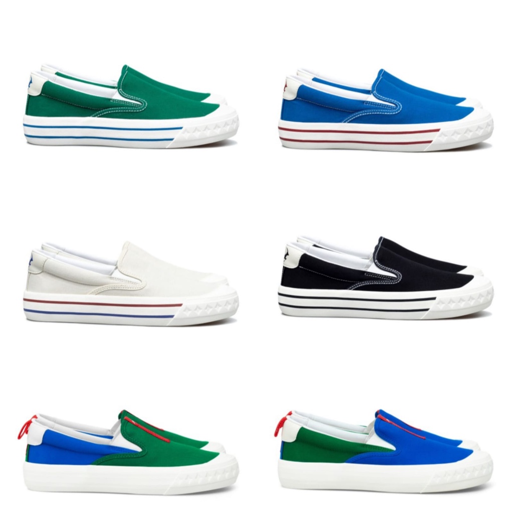 Jual [ORIGINAL} COMPASS RETROGRADE SLIP ON BLACK / CREAM / BLUE / GREEN ...