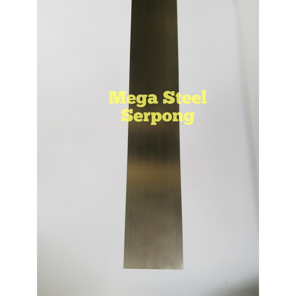 Jual Lis Plank Plint Skirting Hairline Stainless Steel Uk. 10 cm x 122 ...