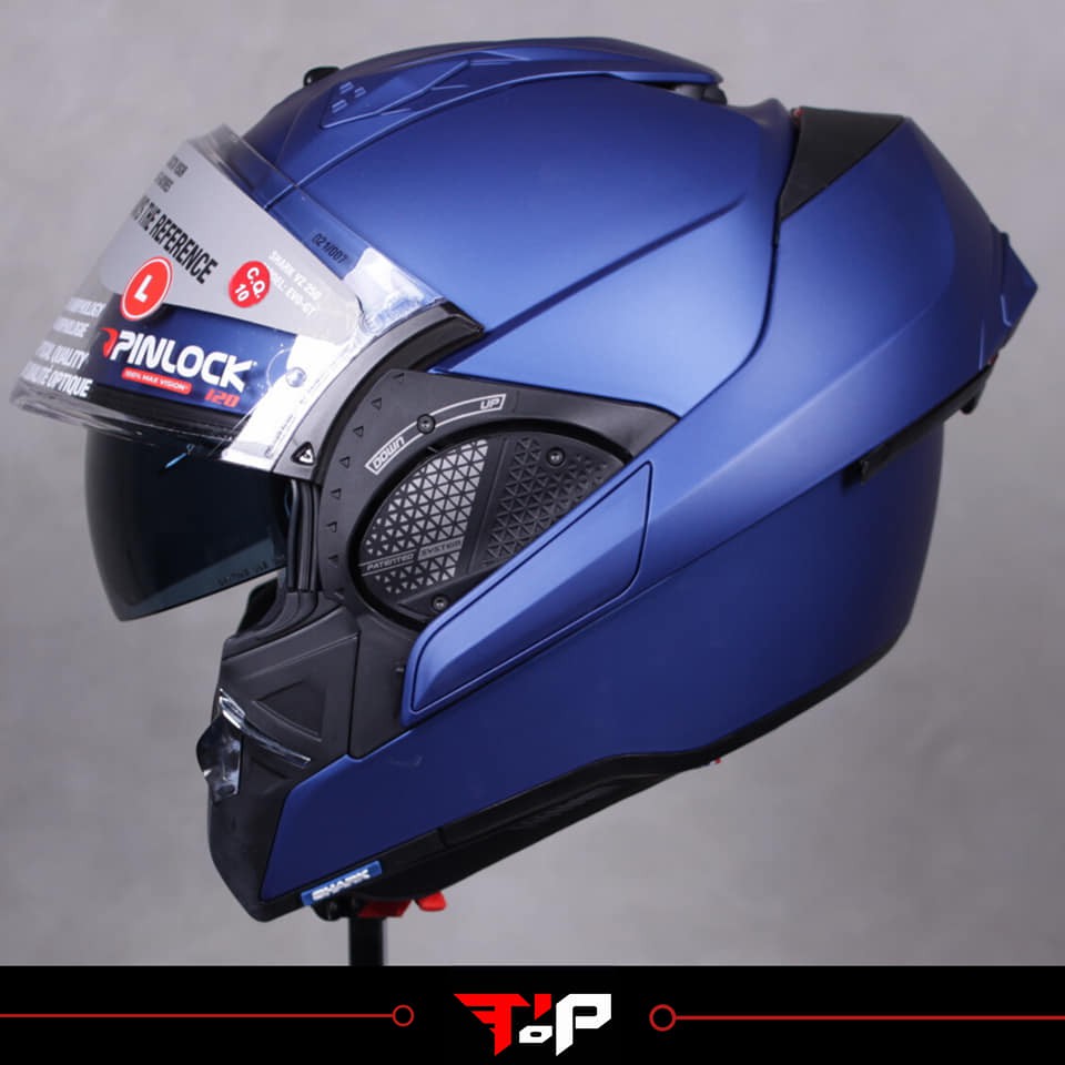 Jual SHARK EVO GT BLUE MATT B06 MODULAR HELM FULL FACE | Shopee Indonesia