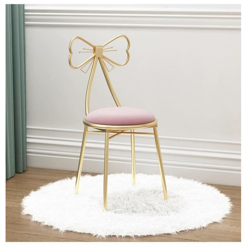 Jual Luxury Butterfly Ribbon chair / Kursi lipat pita gold /KURSI LIPAT ...