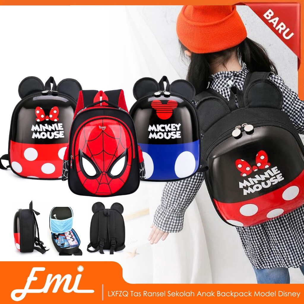 Jual Tas Ransel Sekolah Anak Backpack Model Disney Mickey Mouse ...