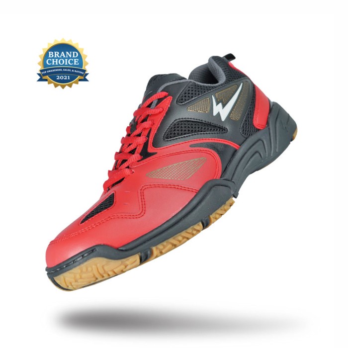 Jual Sepatu Eagle Neptunes Merah Hitam - Badminton Shoes | Shopee Indonesia