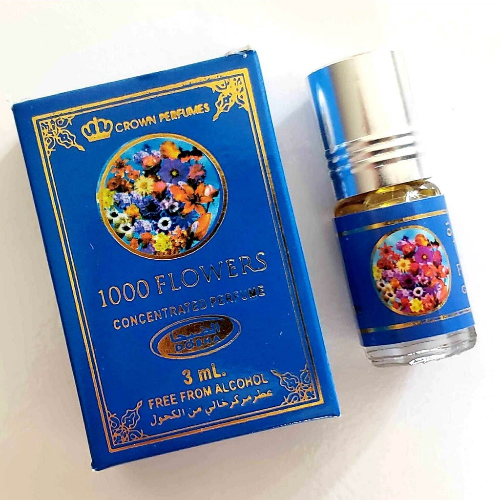 Jual Minyak Wangi 1000 BUNGA Parfum DOBHA Roll On Kemasan 3ml | Shopee ...