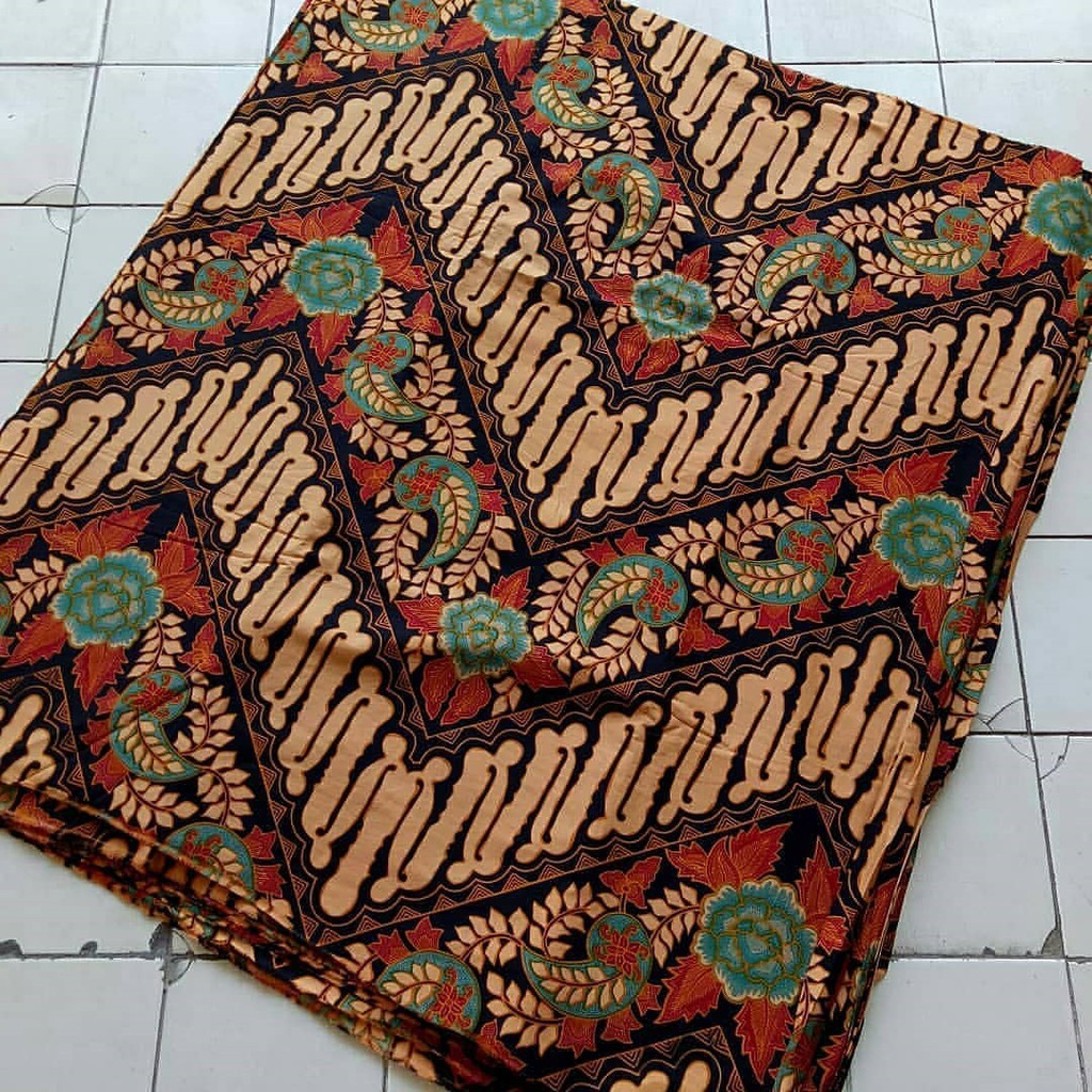 Jual Kain batik solo alusan parang gunung kembang coklat(primissima ...