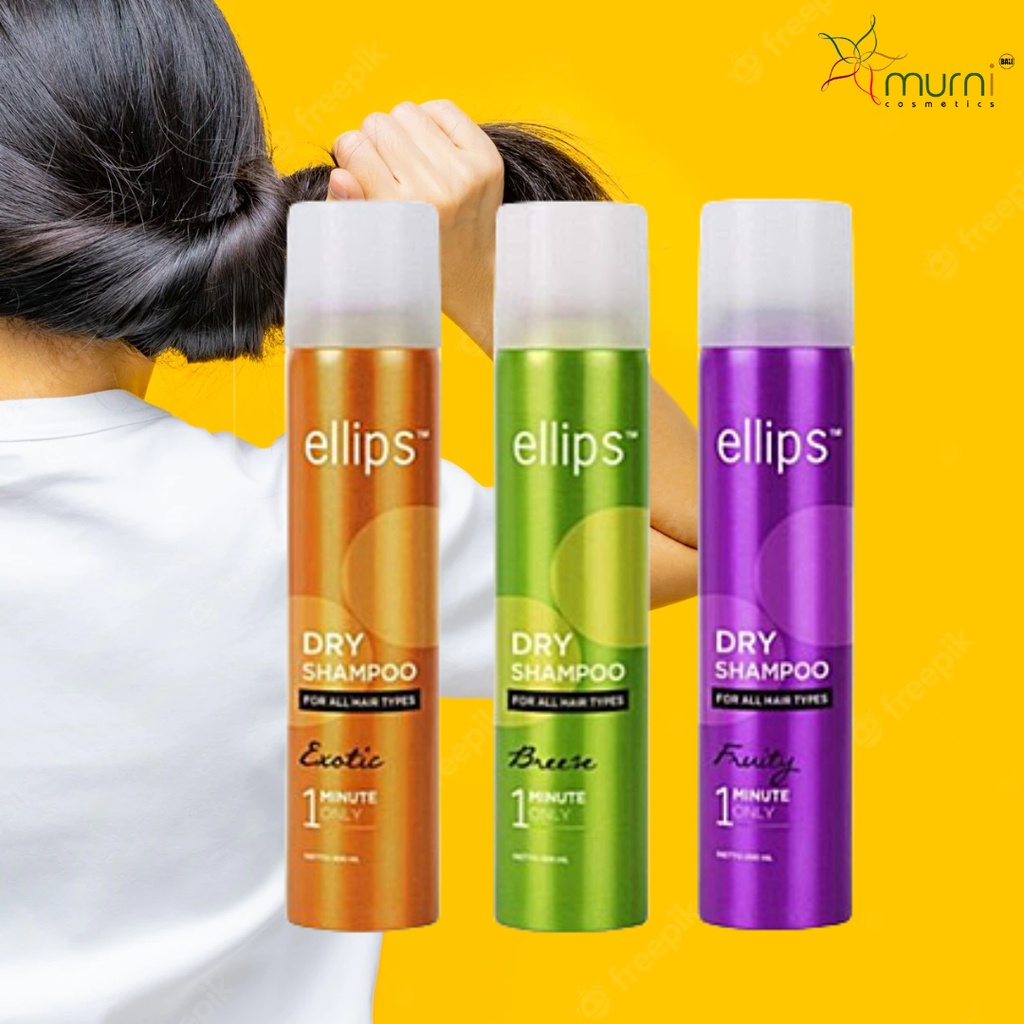 Jual ELLIPS DRY SHAMPOO FOR ALL HAIR TYPES 200ML | Shopee Indonesia