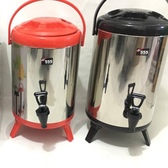 Jual Termos Milk tea bucket 10liter /dispenser stainless 10liter ...