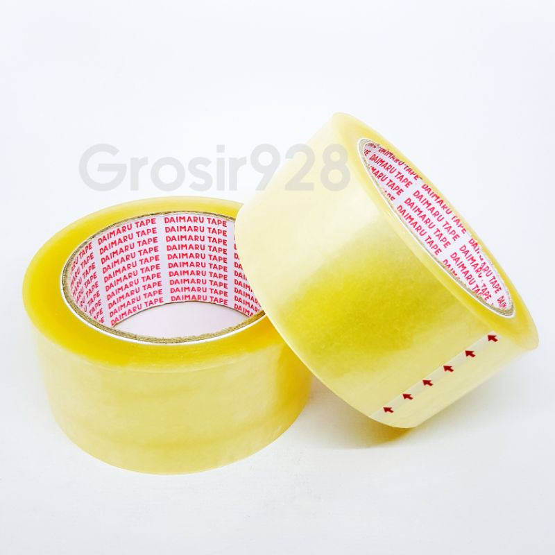 Jual Plakban / Lakban / OPP / Tape Daimaru Transparan 48 mm 2 inch ...