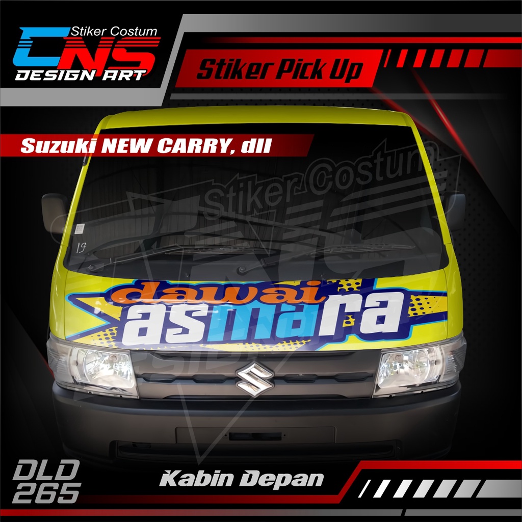 Jual Stiker Kabin Depan Pick Up DAWAI ASMARA SUZUKI NEW CARRY, Dll ...