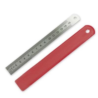 Jual Penggaris Besi Stainless Mini Murah Meriah Ukuran 15cm | Shopee ...