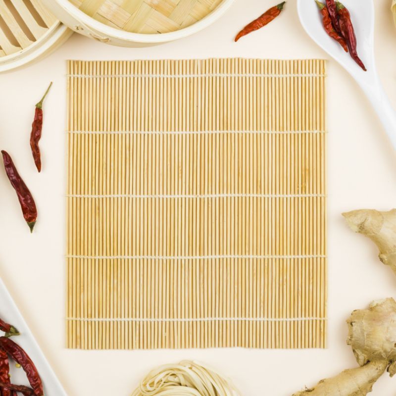 Jual Bamboo sushi rolling mat / bambu sushi roll / alas foto / bambu ...