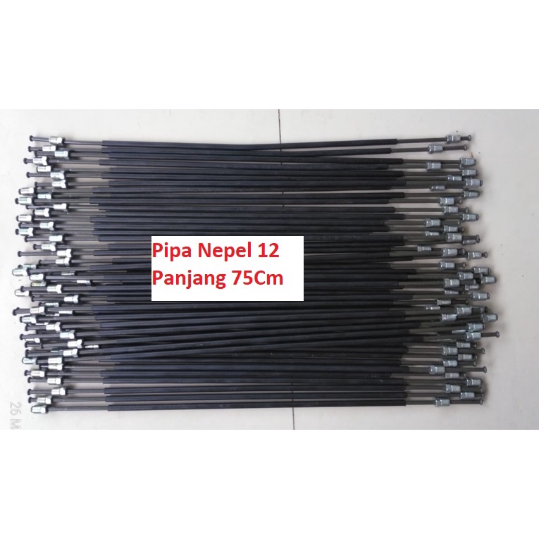 Jual Pipa Nepel 12 slang minyak rem Mobil Panjang 50,75 cm bahan besi ...
