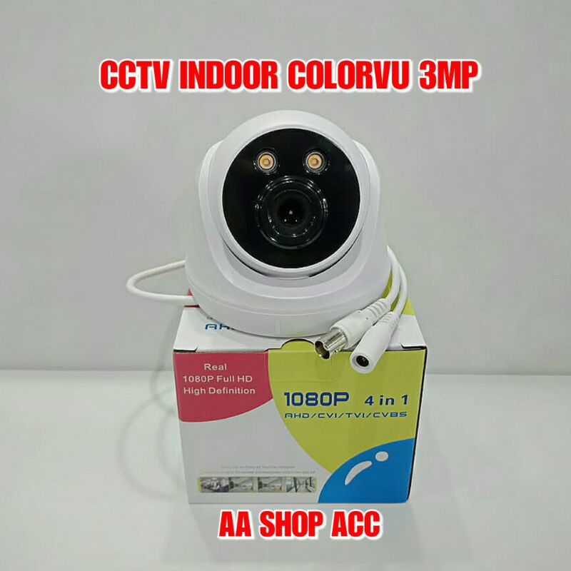 Jual Camera Cctv Colorvu 3MP Turbo HD 1080P Indoor Malam Hari Berwarna ...