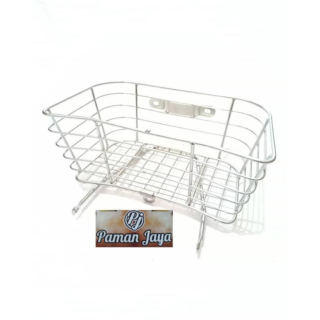 Jual KERANJANG DEPAN C70 HONDA C50 PISPOT BAHAN BESI TEBAL CROME ...