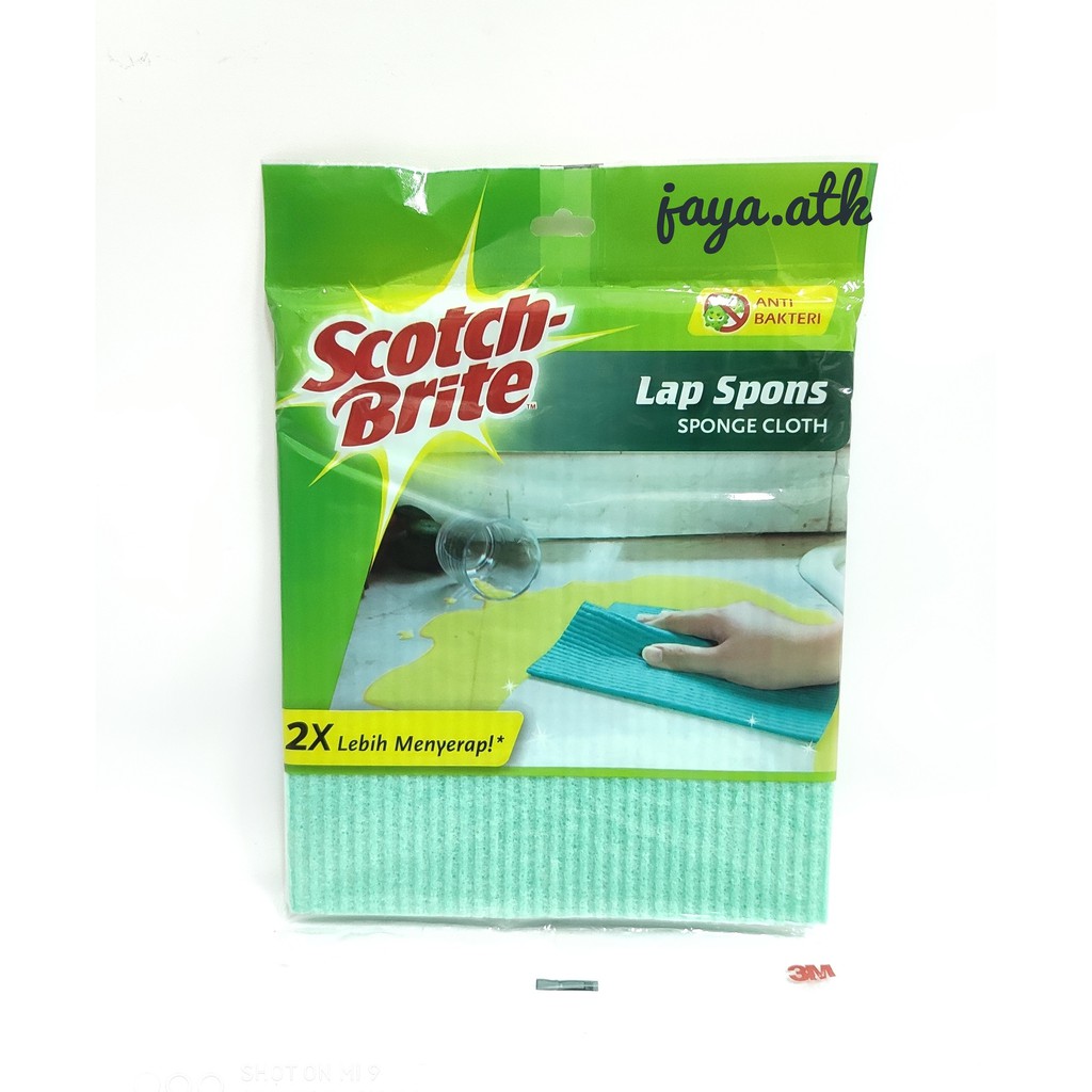 Jual LAP KAIN PENYERAP SCOTCH BRITE 3M KANEBO SPONGE CLOTH CHAMOIS ANTI ...