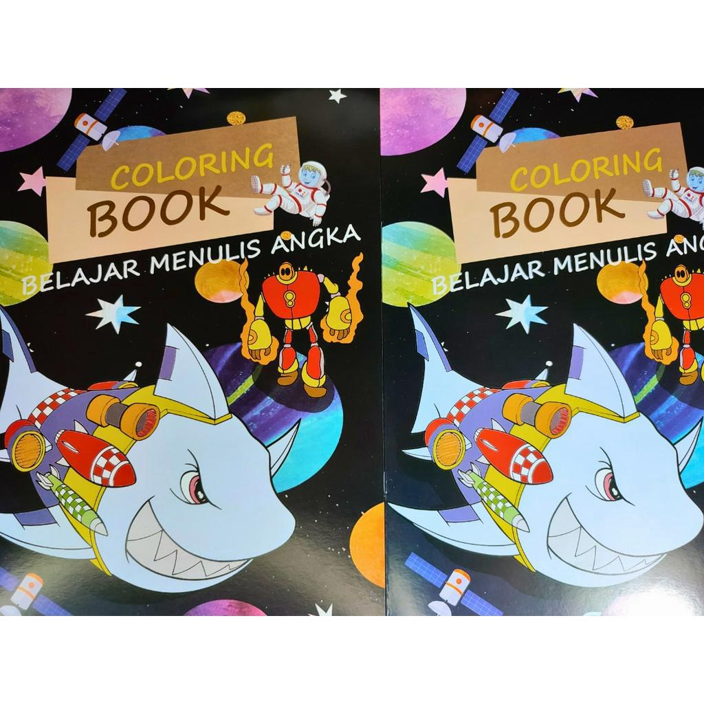 Jual BUKU MEWARNAI/COLORING BOOK ANGKA | Shopee Indonesia